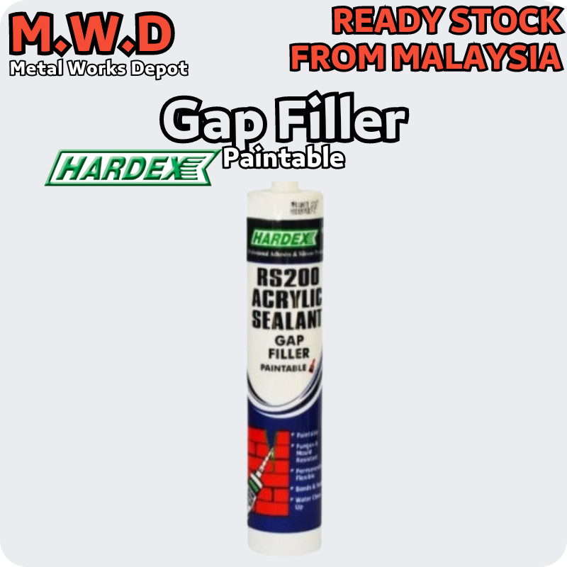 Gap Filler Silicone Sealant Acrylic Sealant Paintable White 450G 1PCS | Shopee Malaysia
