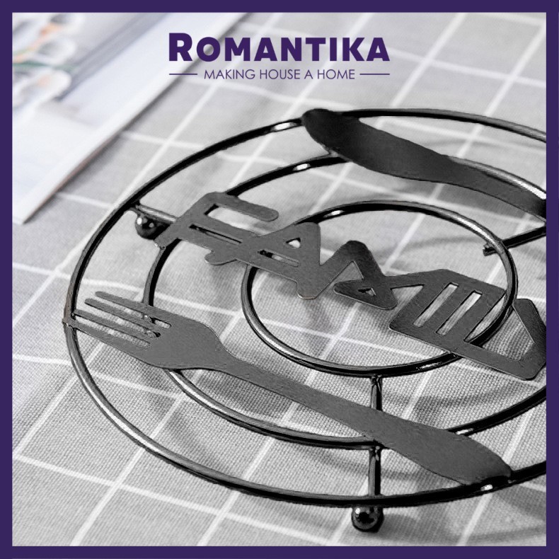 Romantika Pot Pad Heat Resistant Pan Stands for Worktops & Saucepans ...