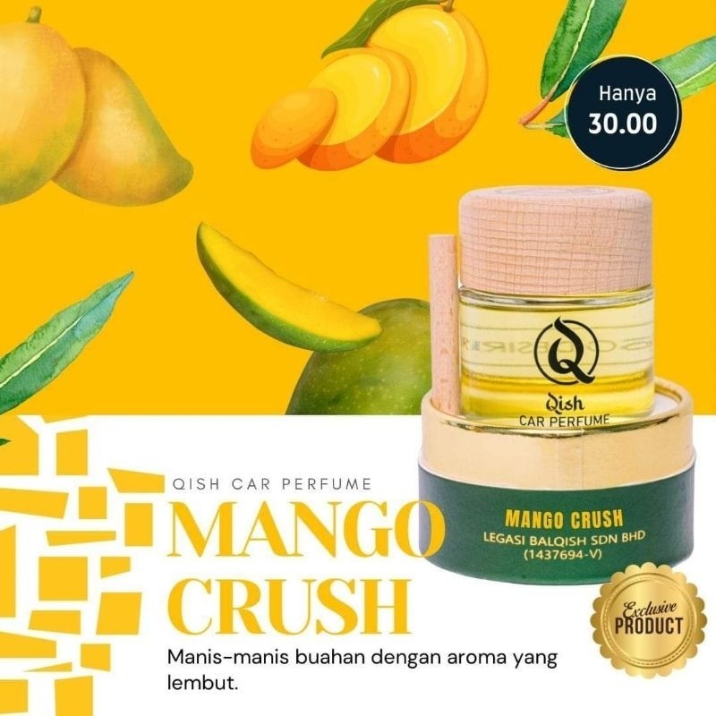 QISH CAR PERFUME BALQISH LEGACY PERFUME KERETA QIH PARFUM QISH | Shopee ...