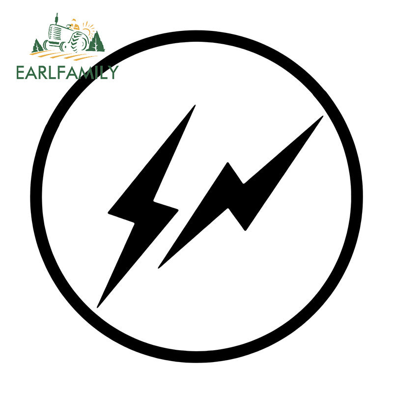 EARLFAMILY 13cm x 13cm Lightning Car Sticker Fashionable Attractive ...