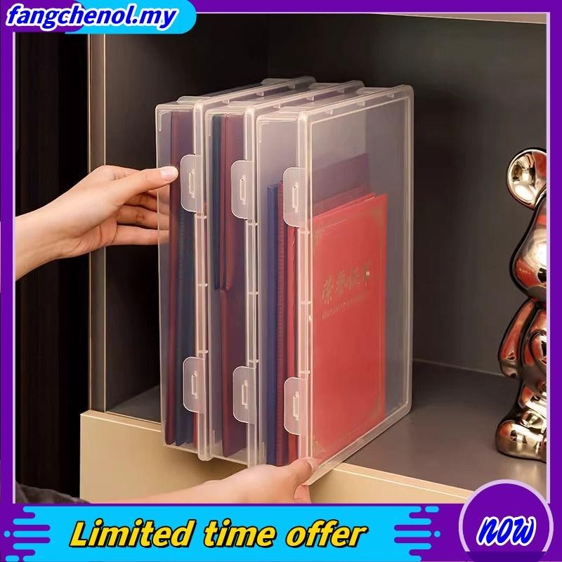HOULAI Document Organizer, Square Shape Plastic Certificate File ...