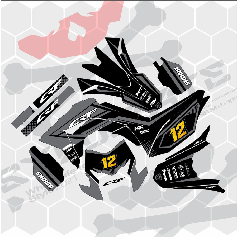 Decal/sticker CRF 150L/ WR155/Gordon/ D'Tracker /KLX BF full body Etc ...