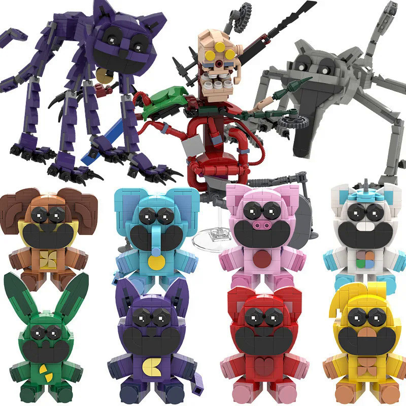 New Smiling Critters Building Blocks Smiling Critters Dogday And Catnap ...