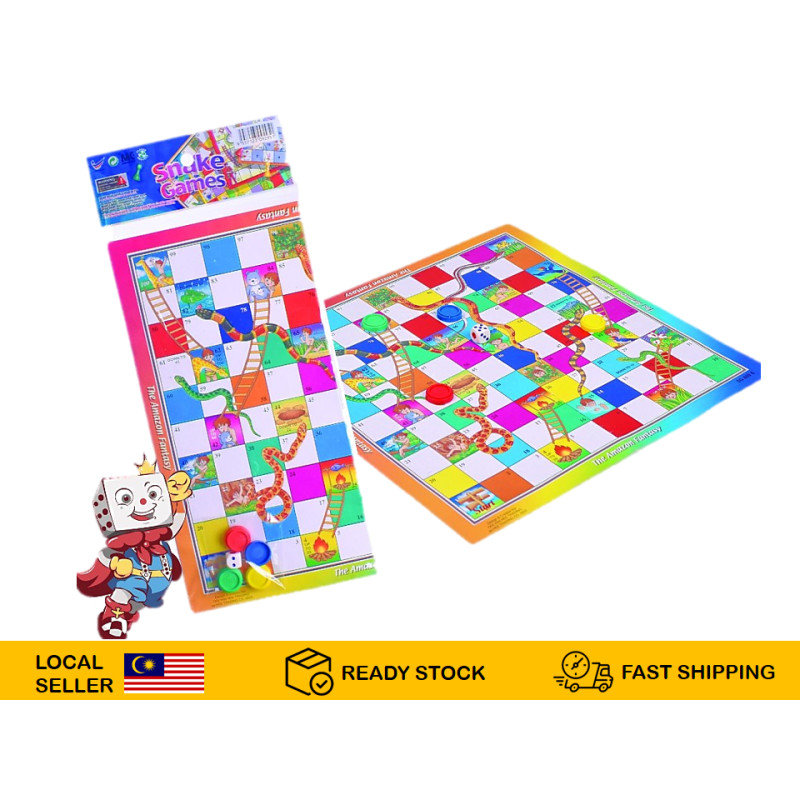 Snake and Ladders Chess Checkers Chess Draught Chess Dam Haji Dam Ular ...