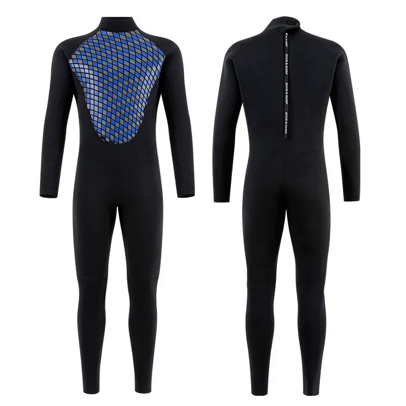 Winter Men Wetsuit 5MM Neoprene Full Body Diving Suit Scuba ...