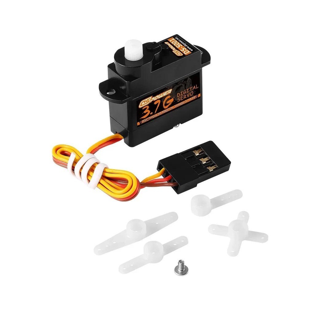 DSpower 3.7g Digital Servo Mini Servo Plastic/Metal Gear High-precision ...