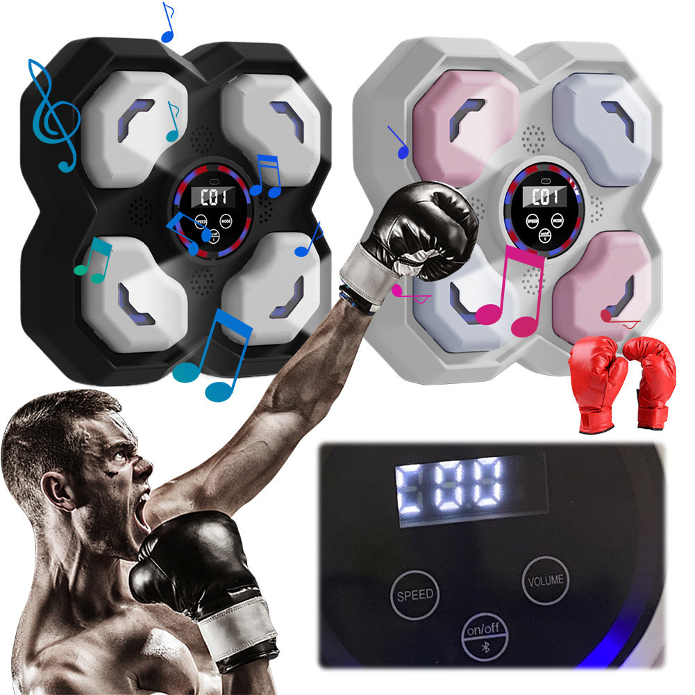 Electronic Boxing Wall Target BT RGB Light Punching Equipment for Home ...
