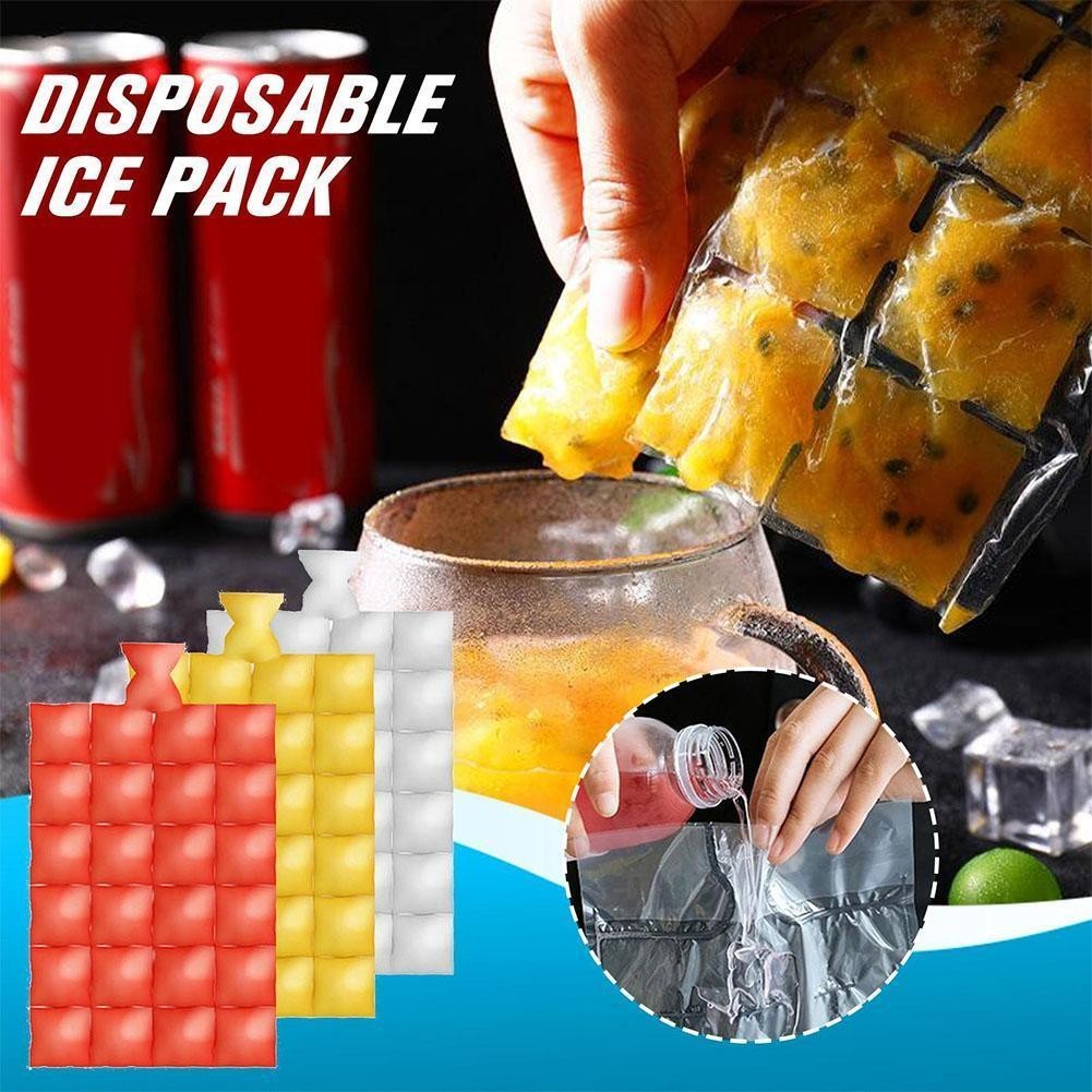Creative Passion Fruit Edible Ice Box Mold Plastic Disposable Bags For ...