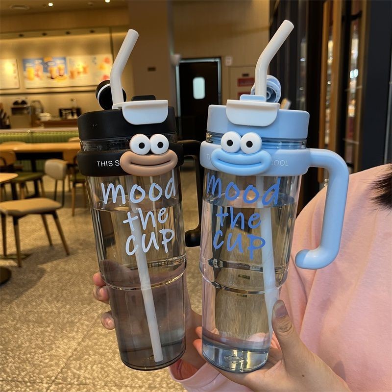 Summer 2024 New Large Ice Cup Big Mac Large-Capacity Water Cup Straw ...