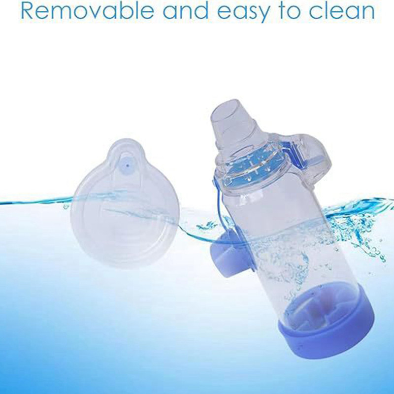 QX Silicone Aerosol Inhaler Chamber Nebulization Aerosol Chamber Bottle ...