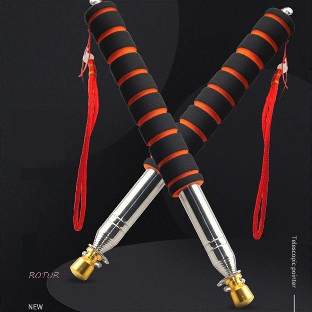 ROTUR Telescopic Flag Pole, Portable Sponge Handle Pole Flag, Waving ...