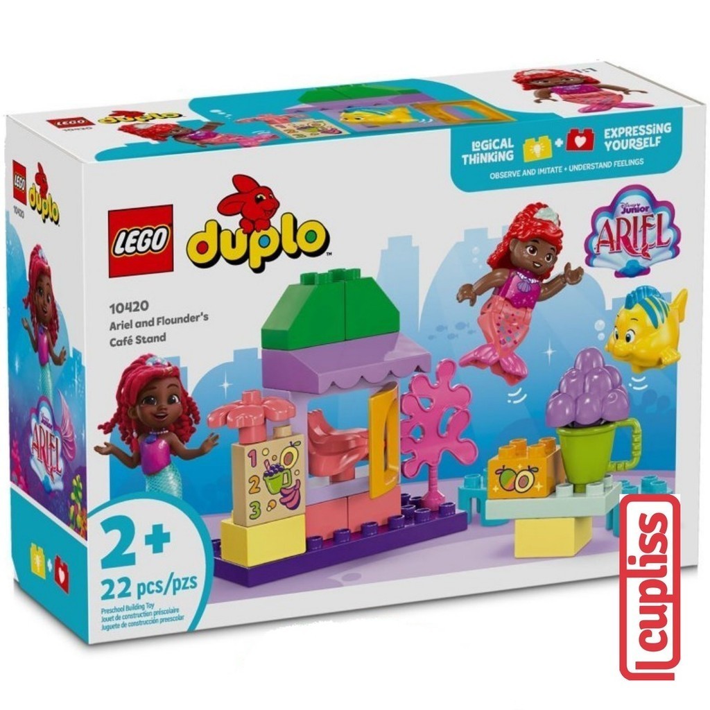 Lego Original Duplo 10420 Ariel and Flounder Cafe Stand Cupliss KG ...