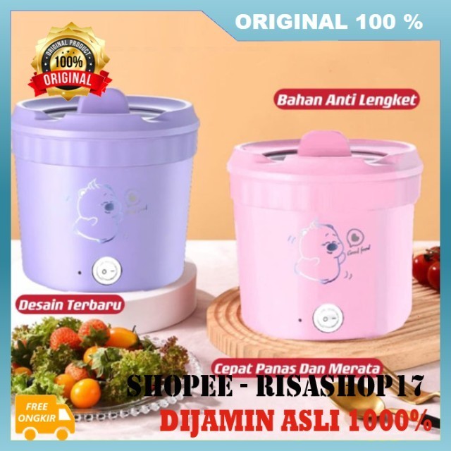 Multipurpose Electric Pot Non-Stick Cooking Pot Mini Portable Rice ...