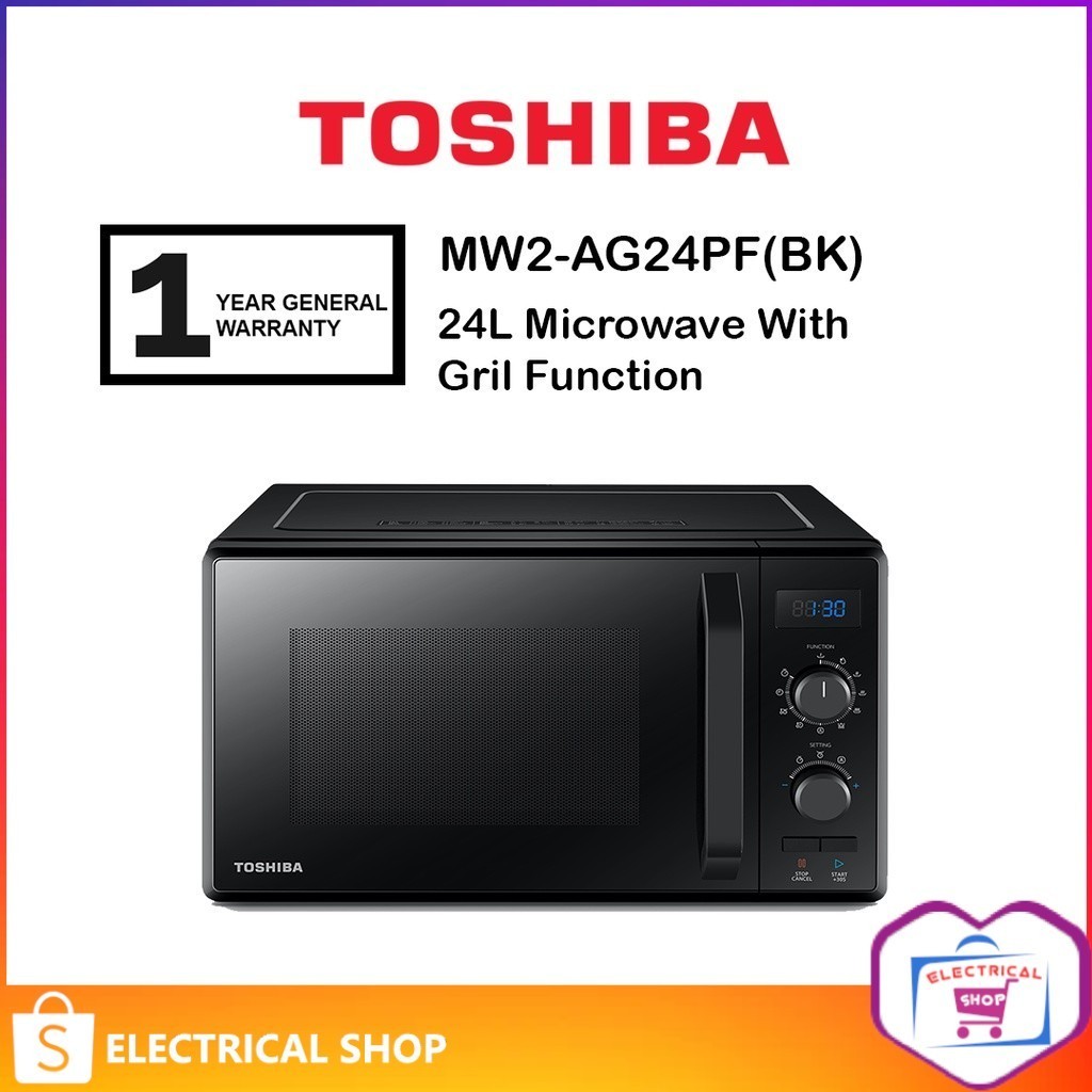 Toshiba 24L MW2-MM24PF(BK) Microwave Oven / Microwave with Grill ...