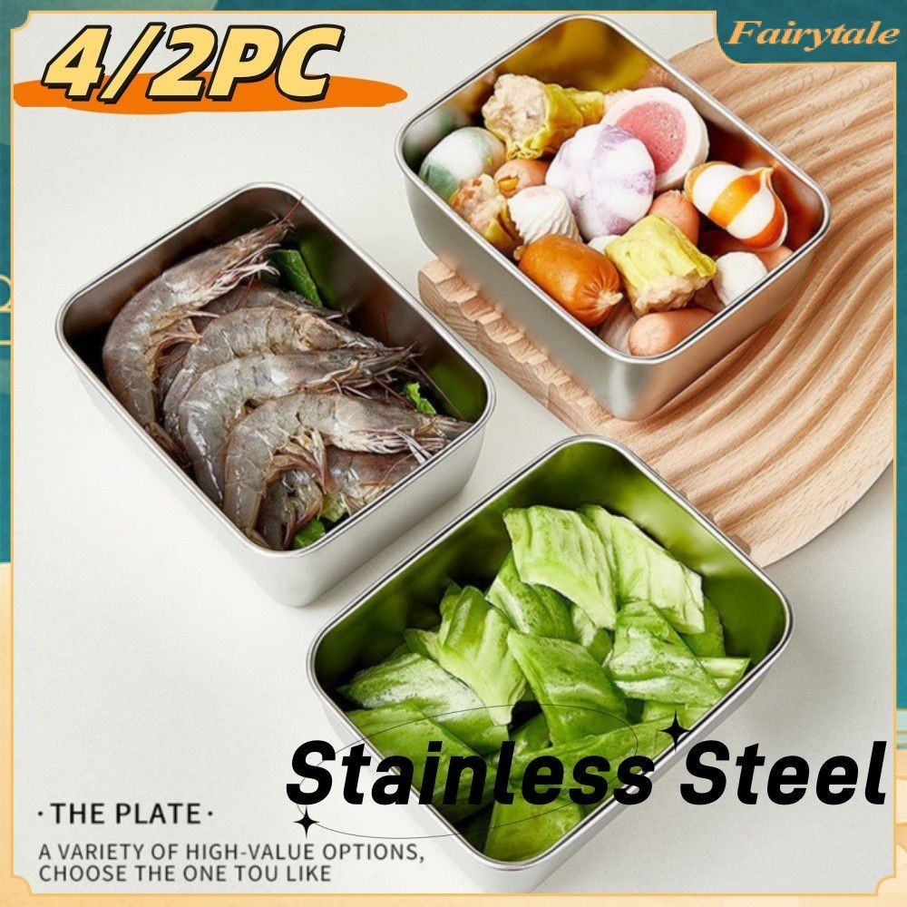 Fresh-keeping Box Fresh Stall Box Stainless Steel Picnic Box Packing ...