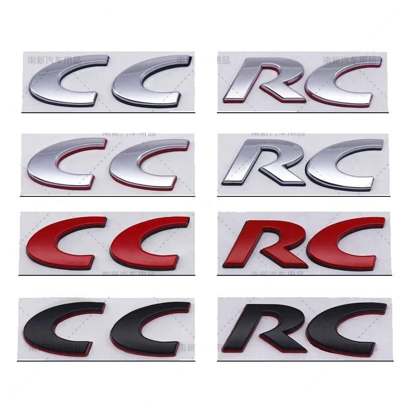 Metal Car Rear Trunk Badge Stickers Fender Side Emblem Decals for ...