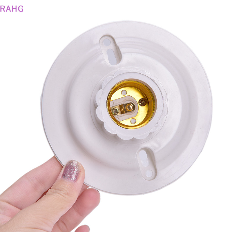 RAHG E27 LED Light Bulb Holder Round Socket E27 Base Hanging Lamp ...