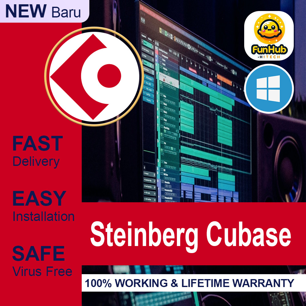 Steinberg Cubase ⭐ Full Version ⭐ Windows PC Software | Lifetime ...