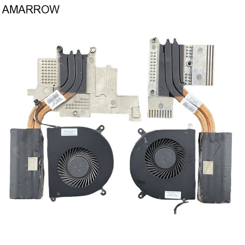 Laptop CPU Cooler Fan for Haier Machenike F117-F1 F2K F3K F1Kb Heatsink Cooling Brass Radiator ...