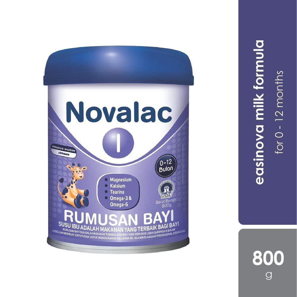 Novalac Easinova Infant Formula 800g | Aged 0-12 Months | Shopee Malaysia