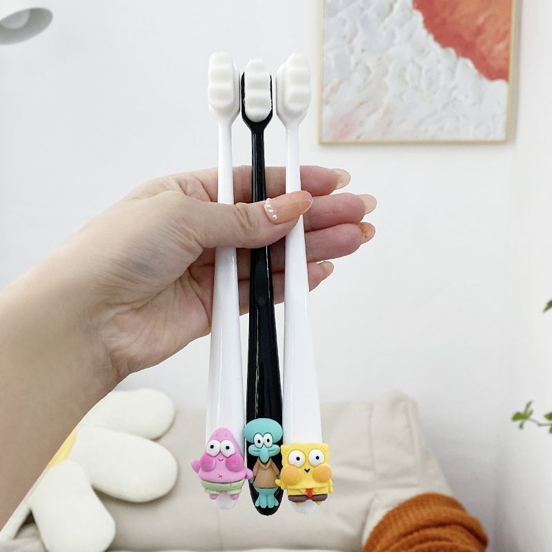 Spongebob Soft Toothbrush Influencer Cute Cartoon Children Couples ...