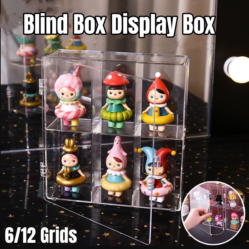 Blind Box Storage Cabinet Acrylic Doll Display Storage Box Dustproof ...