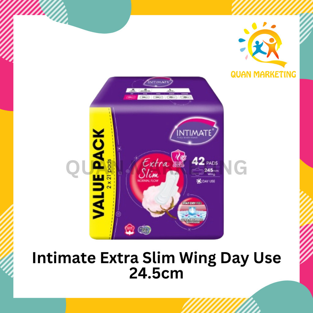 Intimate Extra Slim Day Wing 245mm (2 x 21pcs) | Shopee Malaysia