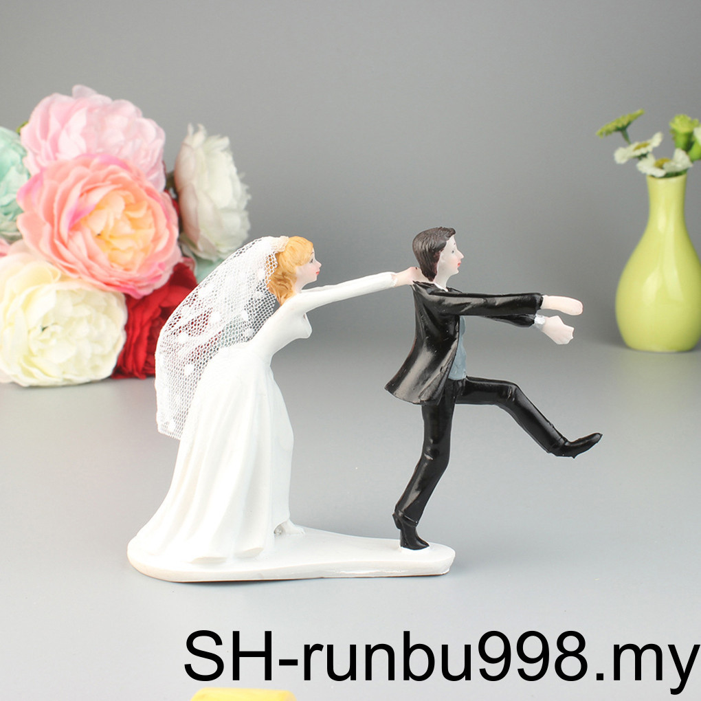 Resin Bride and Groom Figurines Home Gift Decoration Wedding ...