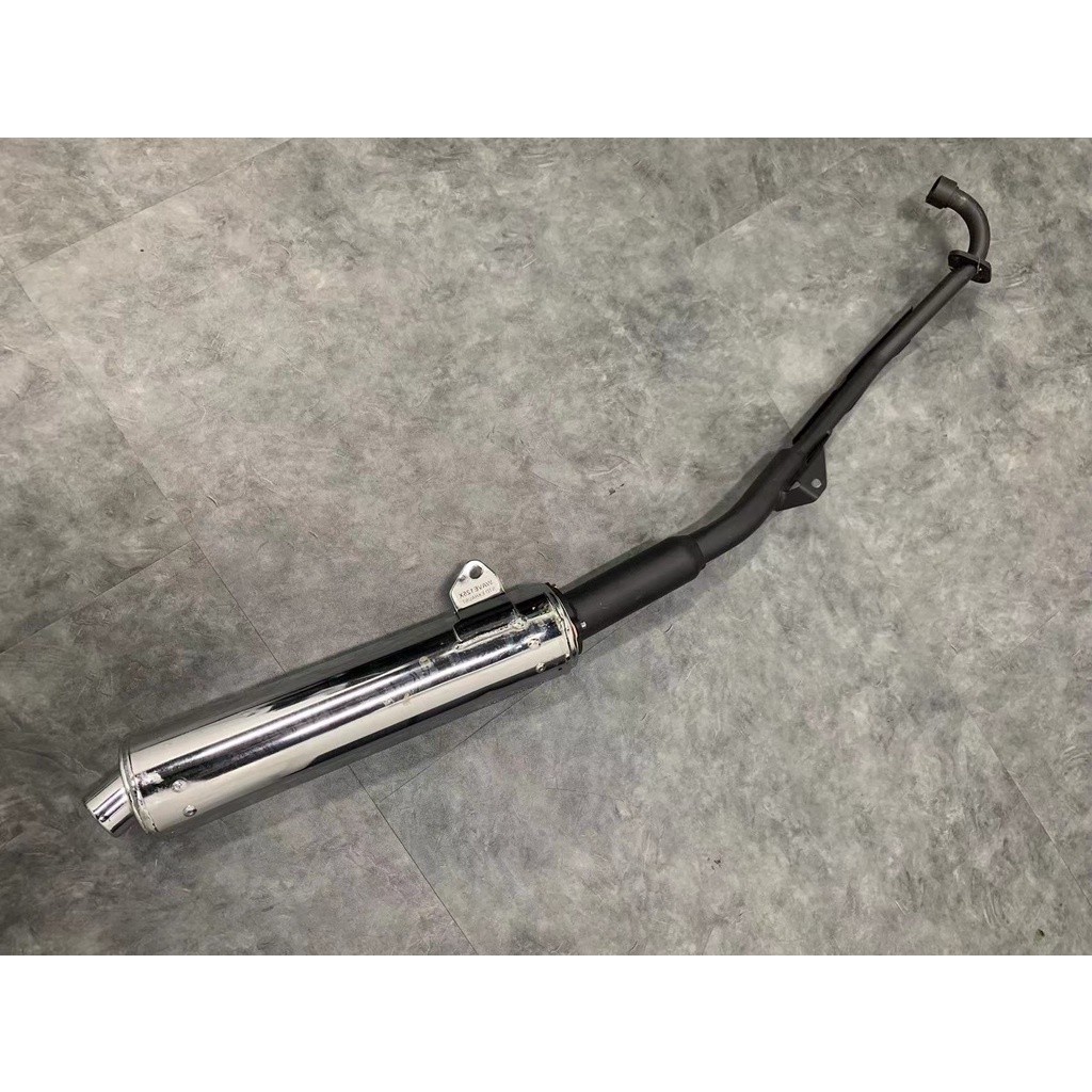 W125 X MUFFLER EXHAUST PIPE CUTTING STANDARD CHROME MUFFLER WAVE125 X ...