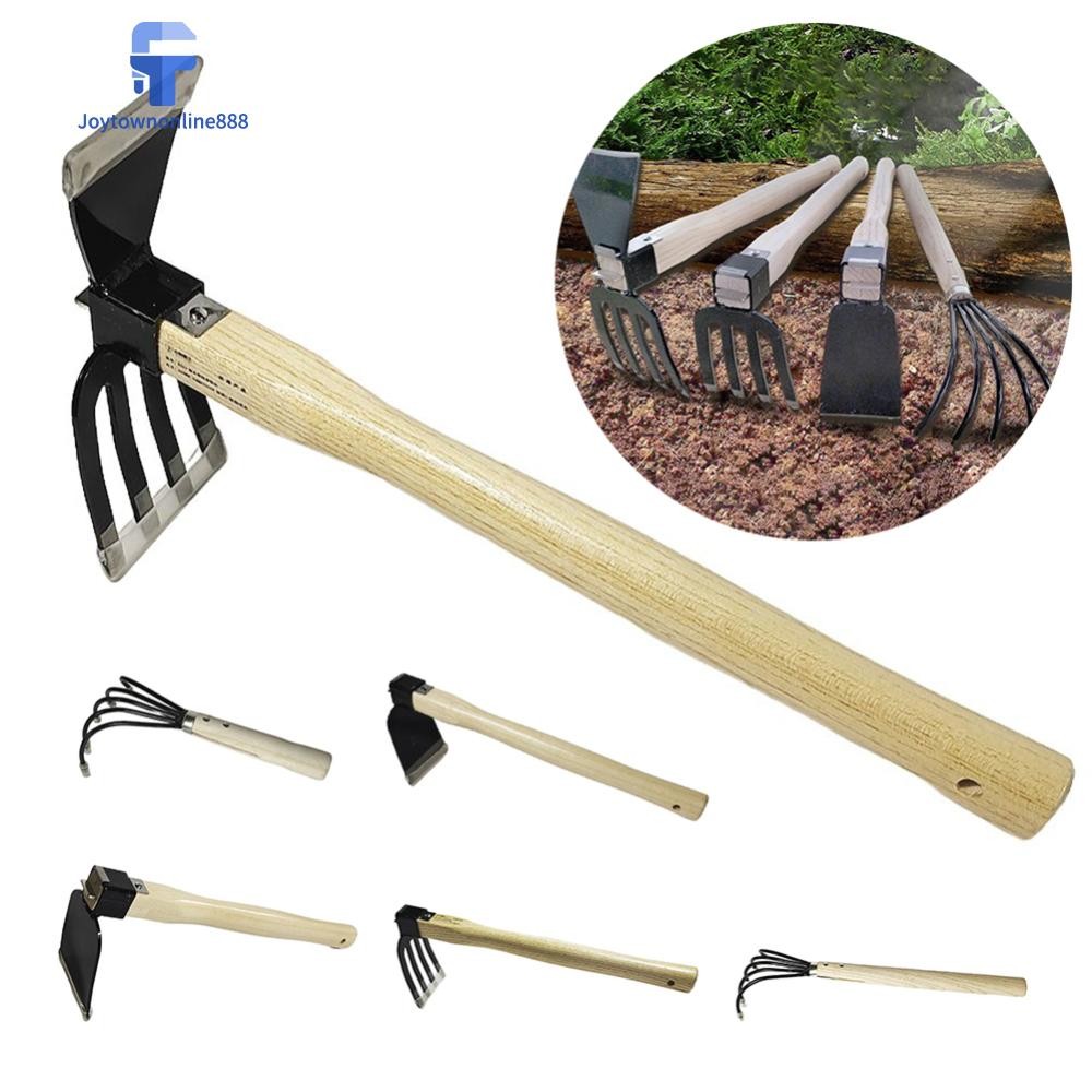 Hand Cultivator with Wooden Handle Garden Hand Rake Tool Garden Hand ...