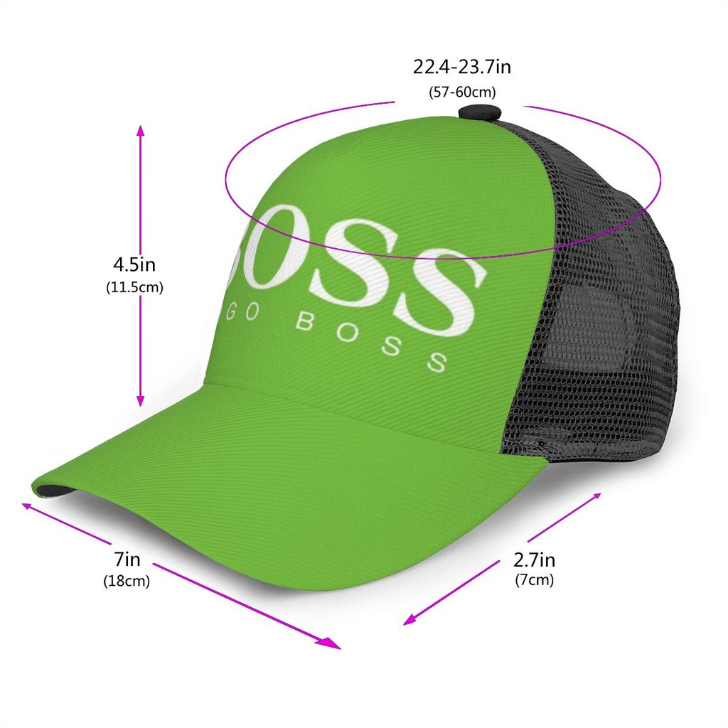 New Hugo Boss (2) Curved Brim Mesh Baseball Cap Simple Casual Street ...