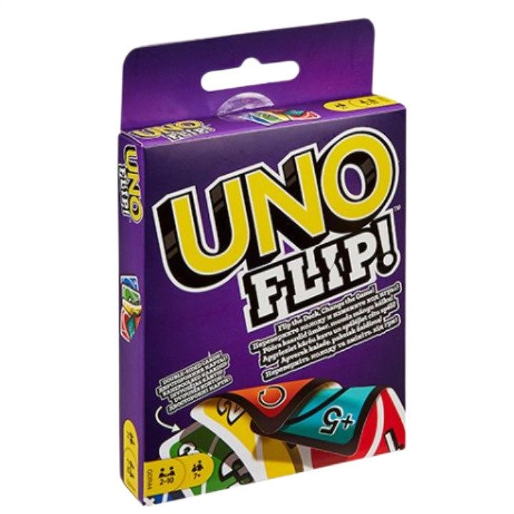 Uno Flip Card Game Flip Card Surface Change Game Reverse Double-Sided ...