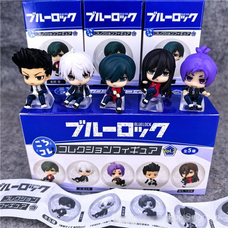5Pcs/Set 5-6cm Blue Lock Anime Figure Nagi Seishiro Mikage Reo Itoshi ...