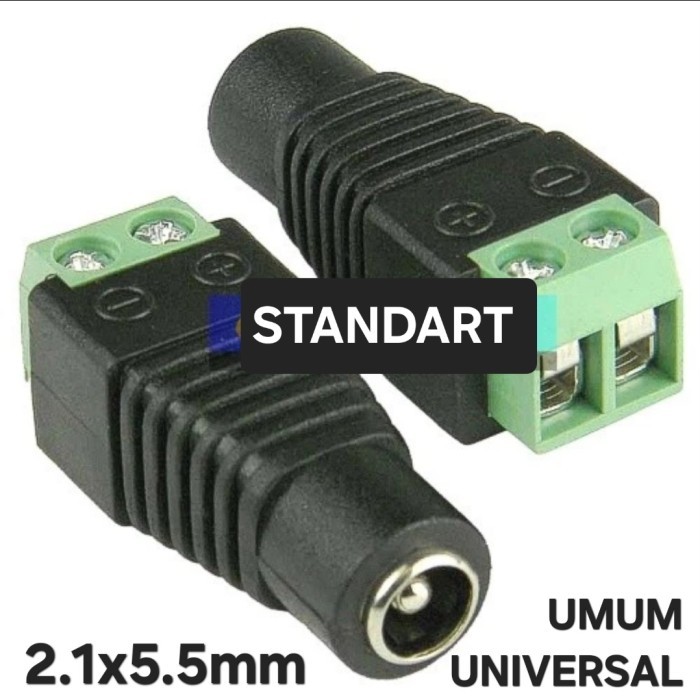 HIJAU BSM JACK DC MALE FEMALE SOCKET UNIVERSAL GENERAL SOCKET PLUG ...