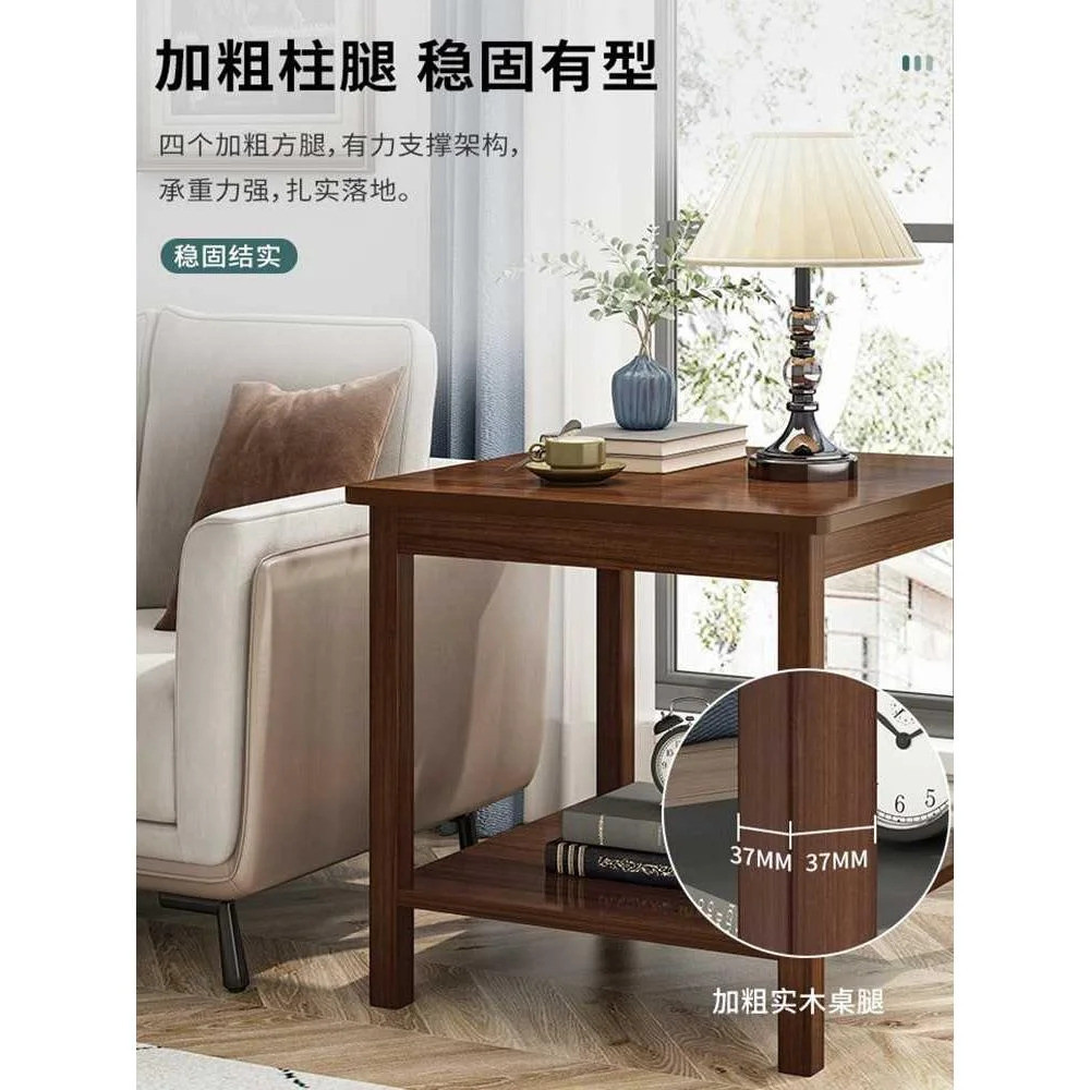 Meja Sisi Meja Kopi Ruang Tamu Rumah Mini Kayu Pepejal Sudut Sofa Sisi ...