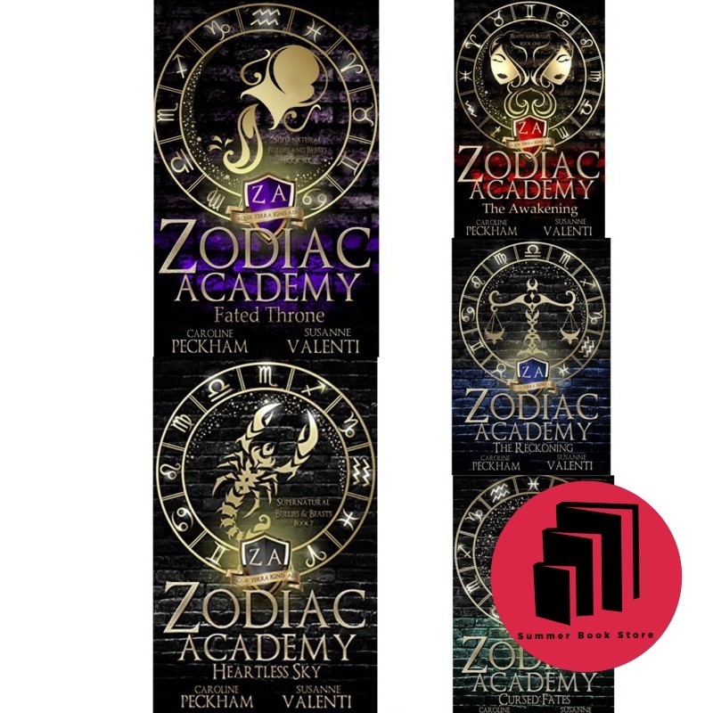 Zodiac Academy Series 5 Books Set | The Awakening | Ruthless Fae | The ...
