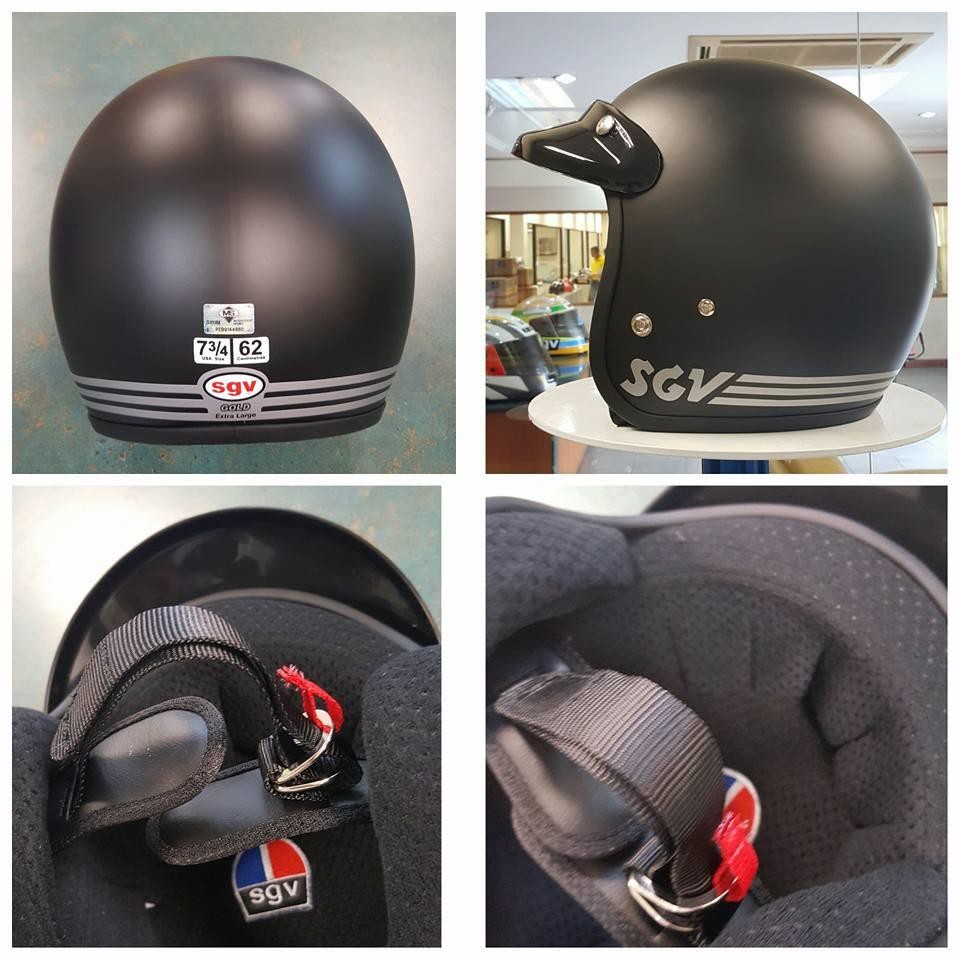 Saiz Besar Size XL SGV 62 XL Size Special Helmet Topi Motor ( Matt ...