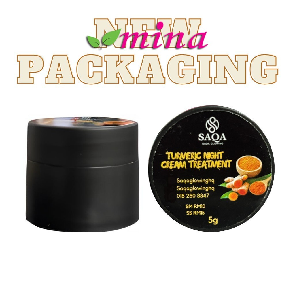 SAQA Treatment Night Cream 5gm Saqa Glowing Krim Malam Original HQ PR ...