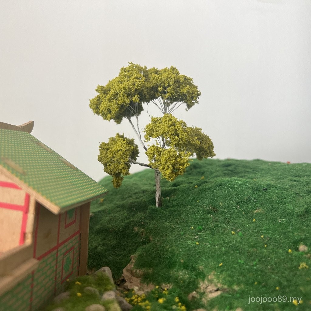 Miniature Tree Sand Table Landscaping Handicraft Wire Tree Scene Garden ...