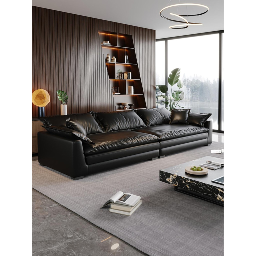Sofa Bawah Kulit Kucing Minimalis Minimalis Itali untuk Ruang Tamu ...