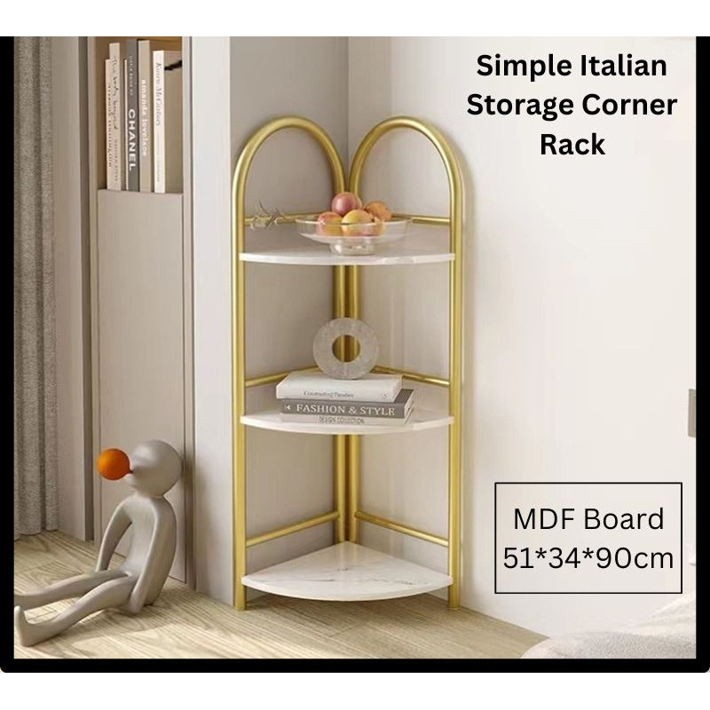 Simple Italian Storage Rack Room Corner Rack Living Room Corner Rack ...