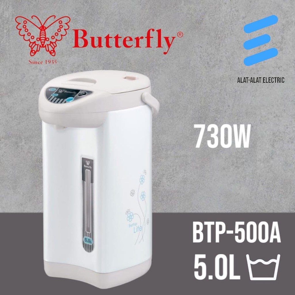 Butterfly Thermo Pot 5L STAINLESS STEEL BTP-500A | Shopee Malaysia