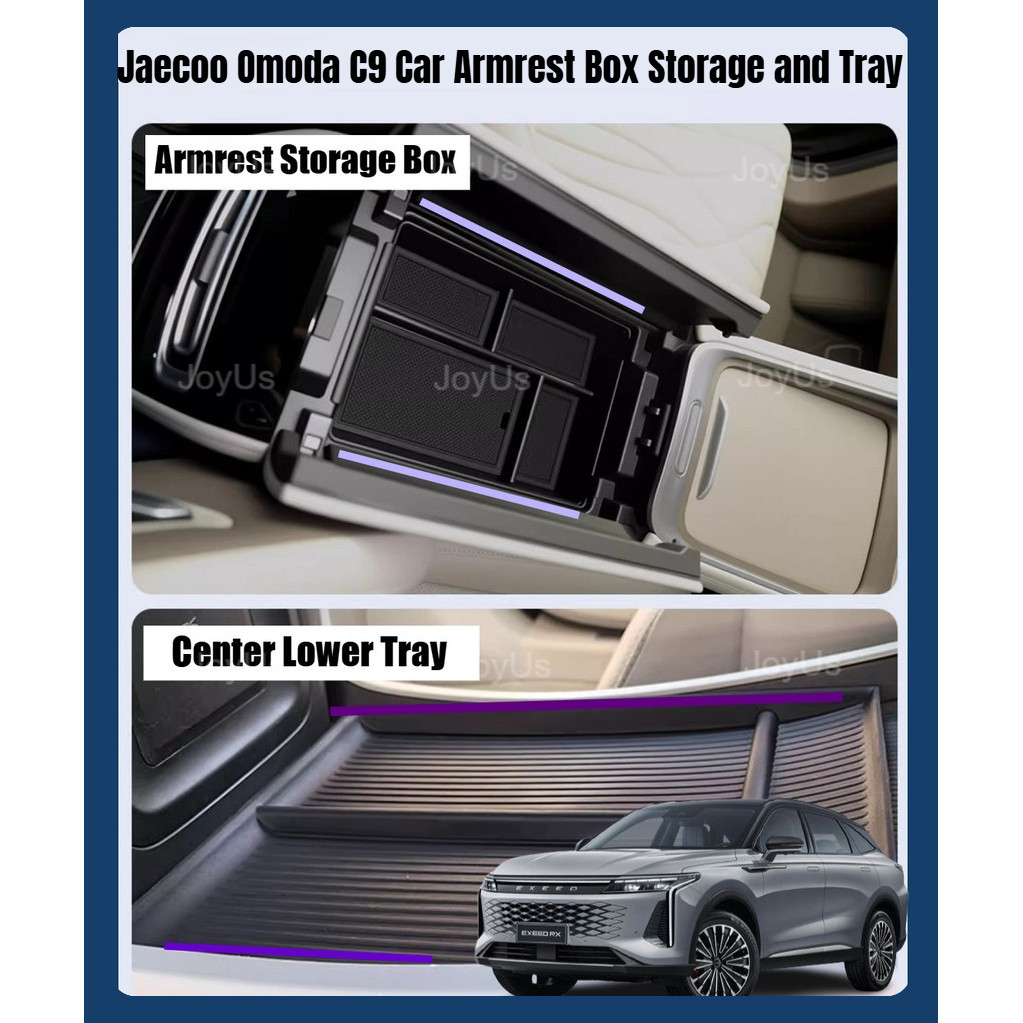 Jaecoo Omoda C9 Car Armrest Box Storage Omoda C9 Armrest Console Tray ...