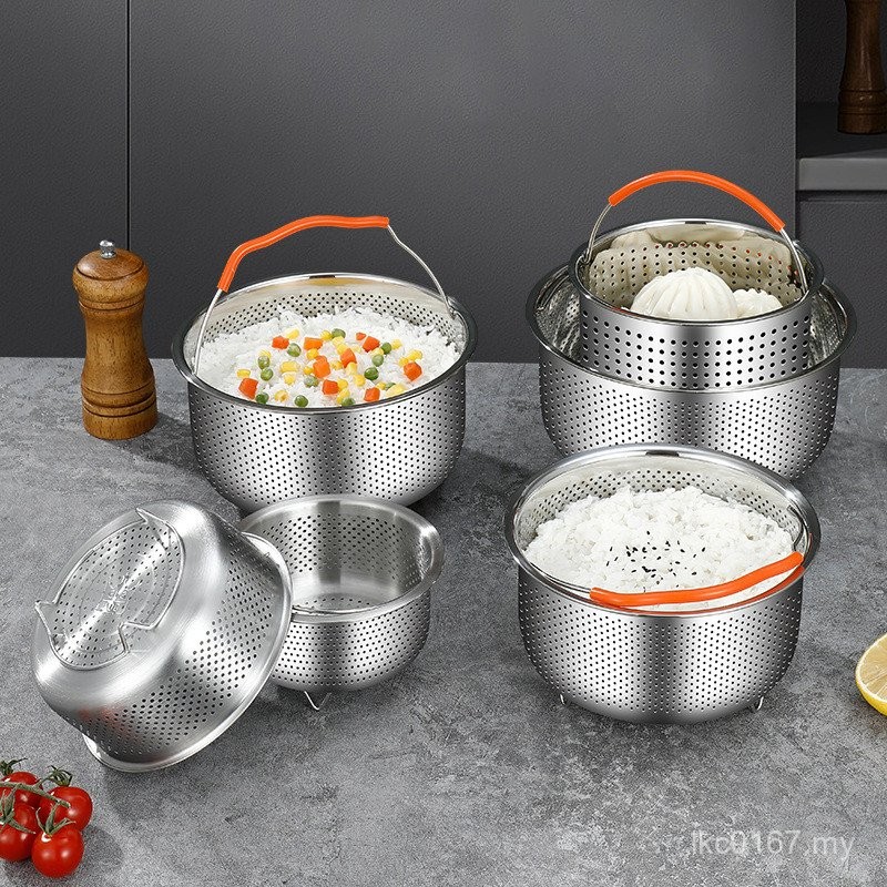 Rice Soup Stainless Steel Steamer Steamer Rack Rice Rice Extra Thick ...