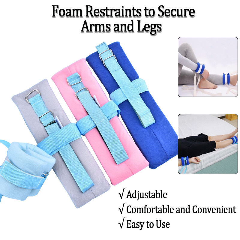 Medical Sponge Limbs Restraint Strap Patient Hand and Foot Restraint ...