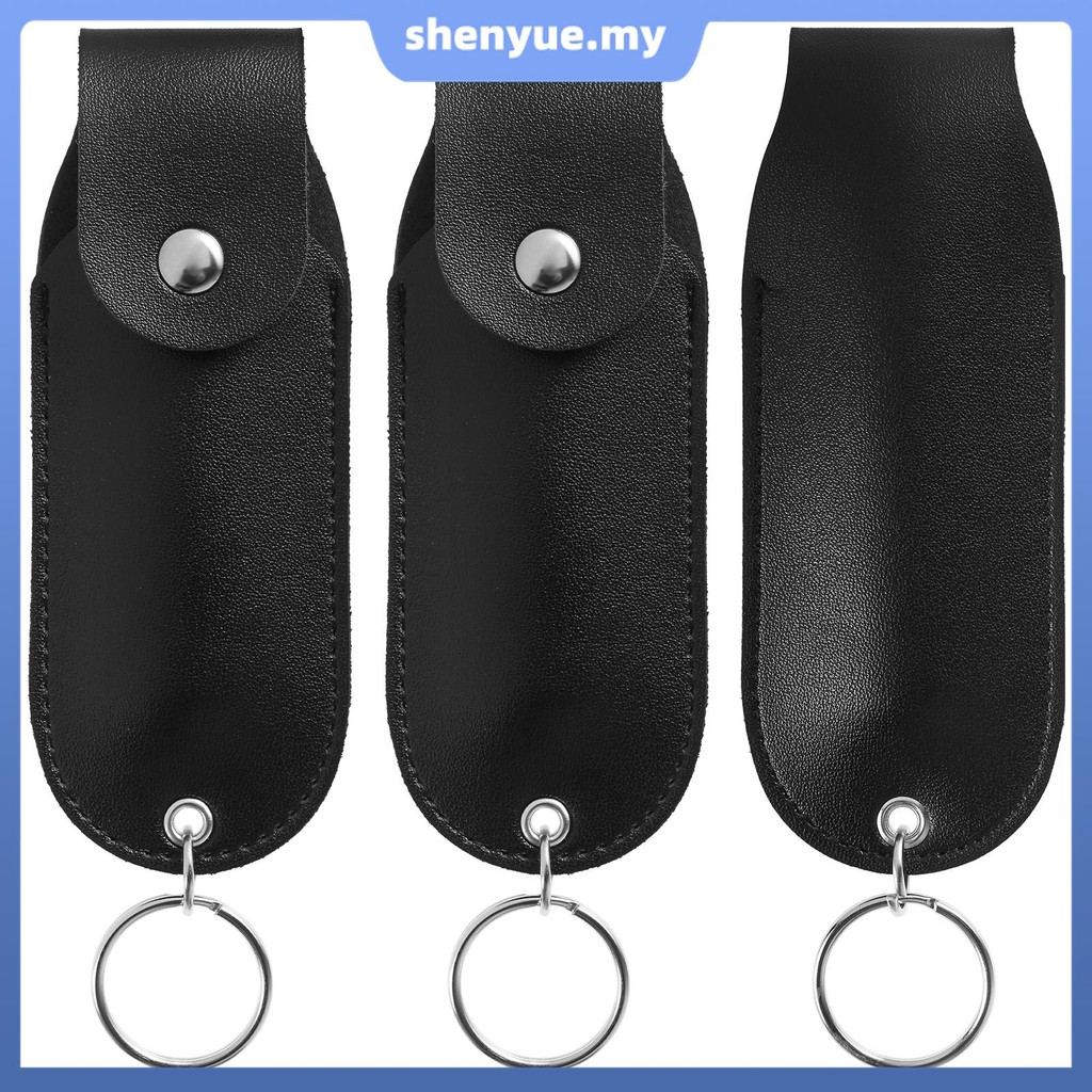 3Pcs PU Leather Pepper Spray Covers Pepper Spray Cases for Self Defense ...
