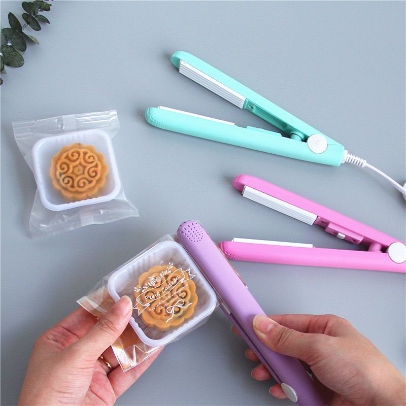 Mini Sealer Snack Plastic Bag Hand Pressure Plastic Sealer Portable ...