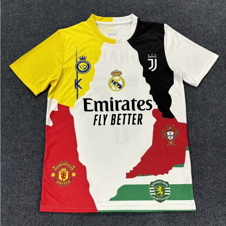 New CR7 2025 RONALDO MU Commemorative Edition Men's Football Jersey ...