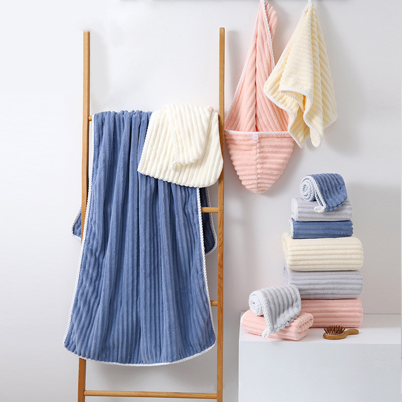 Set Tuala Mandi Tuala Candy Bar dengan Tiga Set Mandian Tidak ...