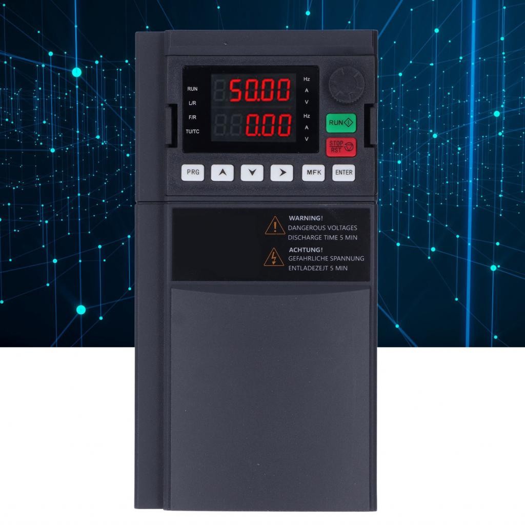 Haapeury 7.5KW Variable Frequency Drive VFD Inverter 3 Phase 380V Input & Output Converter for ...